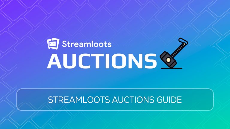Host Live Auctions On Your Stream